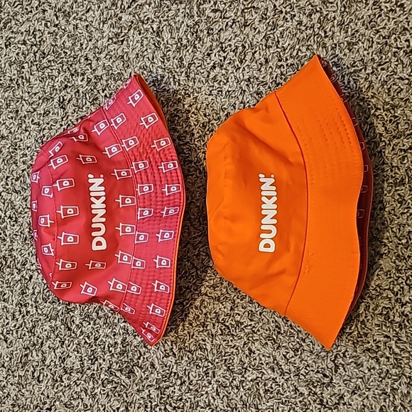 Dunkin | Accessories | Two Reversible Dunkin Bucket Hats | Poshmark